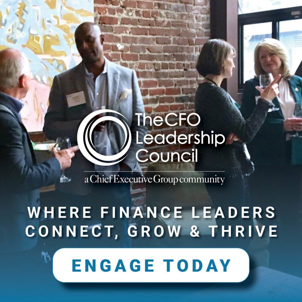 CFO Leadership Council Booth - CFO Leadership